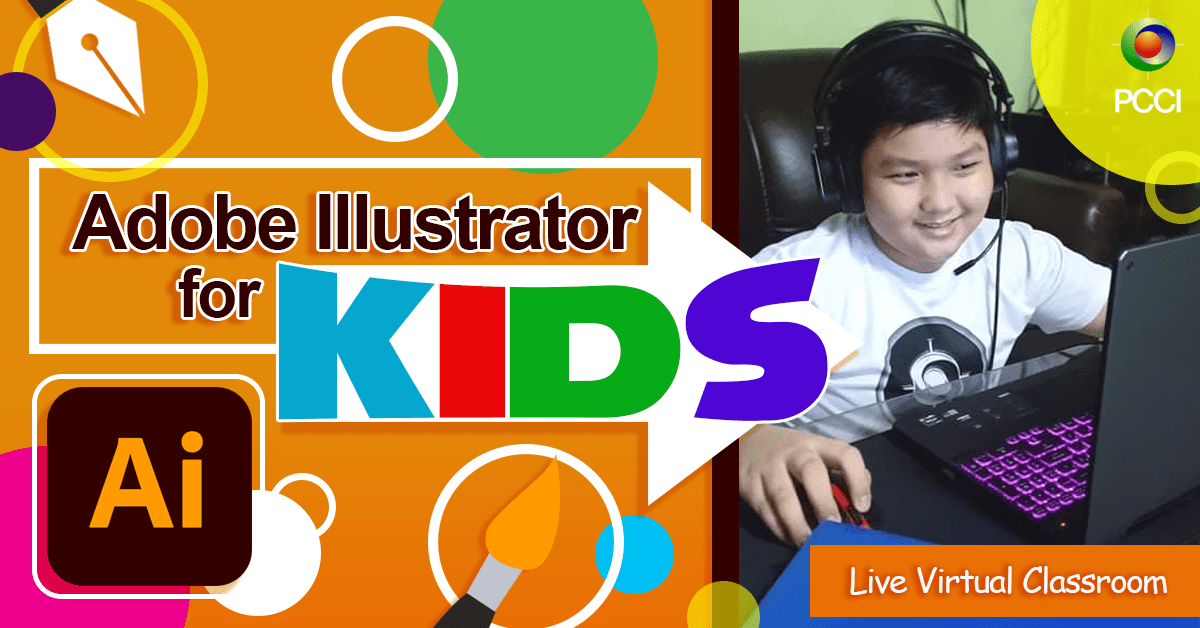 Adobe Illustrator for Kids (Live Virtual Classroom) – PCCI
