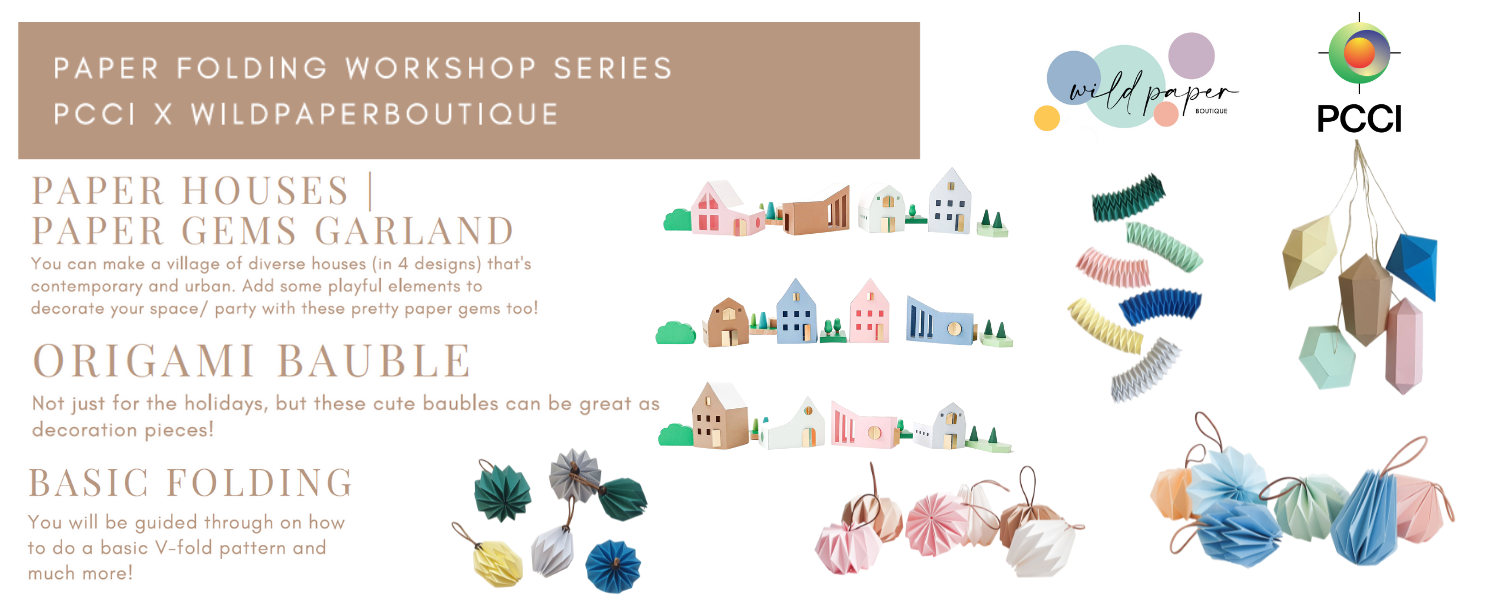 PCCI X Wild Paper Boutique: Paper Folding Workshop Series – PCCI